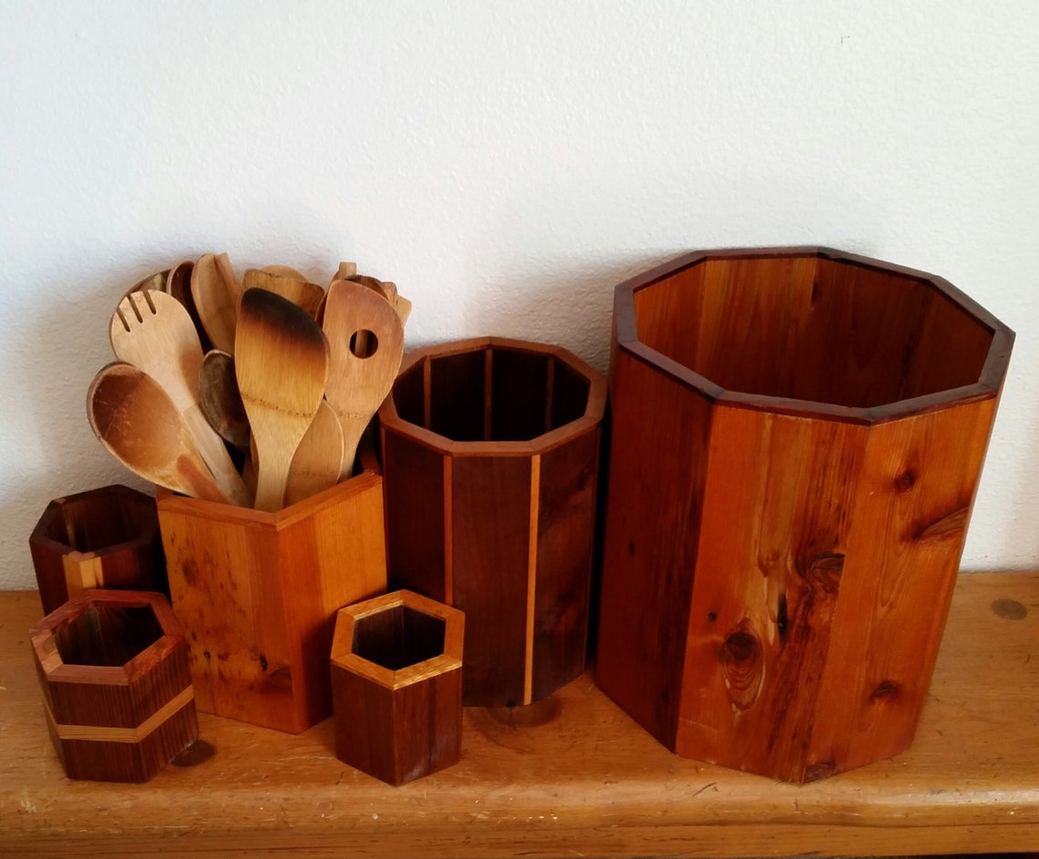 Wooden Geometric Boxes - Etsy