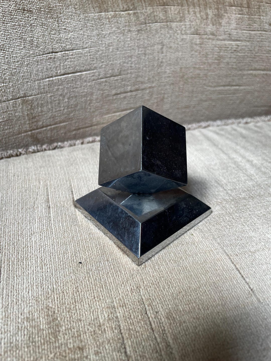 Old Self-made Metal Cube to Put Up! - Etsy
