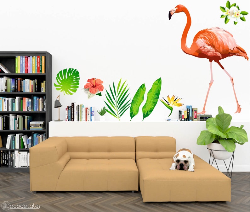 Tropical Wall Decal - Etsy