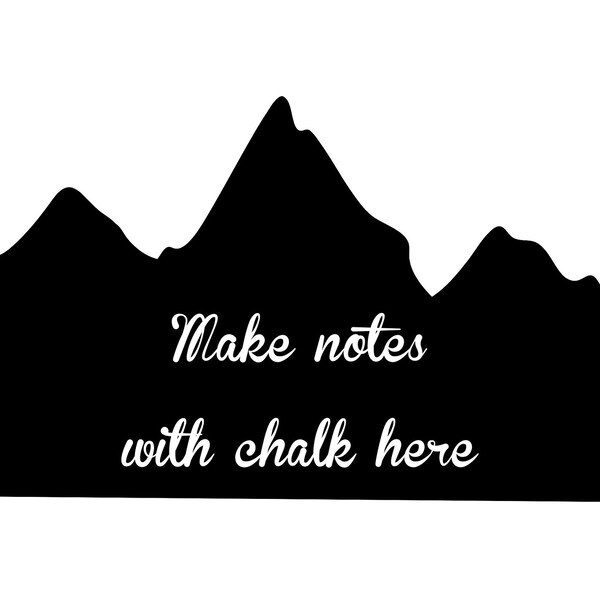 Chalkboard Decal - Etsy