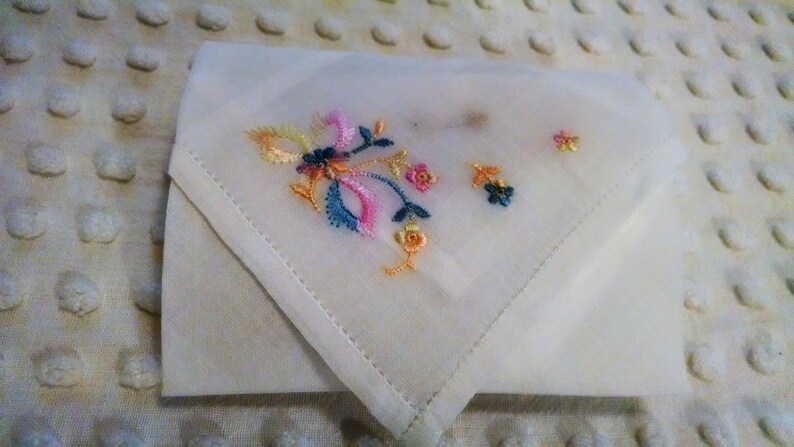 Pretty Vintage Hankie Lavender Sachet Envelope Handkerchief - Etsy