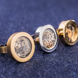 Watch Gears Ring, Vintage Steampunk, Real Watch Gears and Made Retro ...