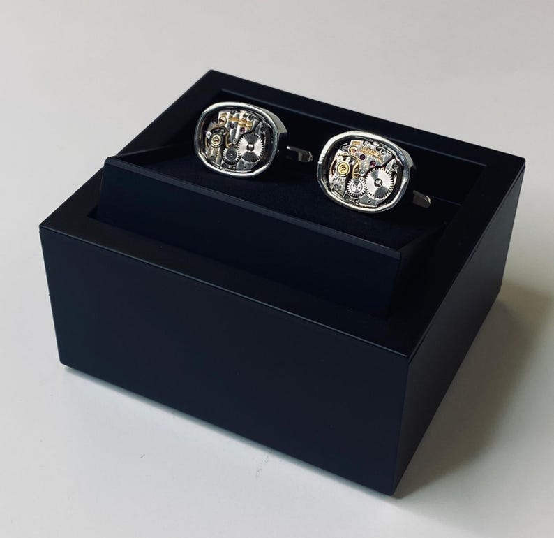Cufflinks Made With Genuine Non-working Real Lecoultre Movements ...