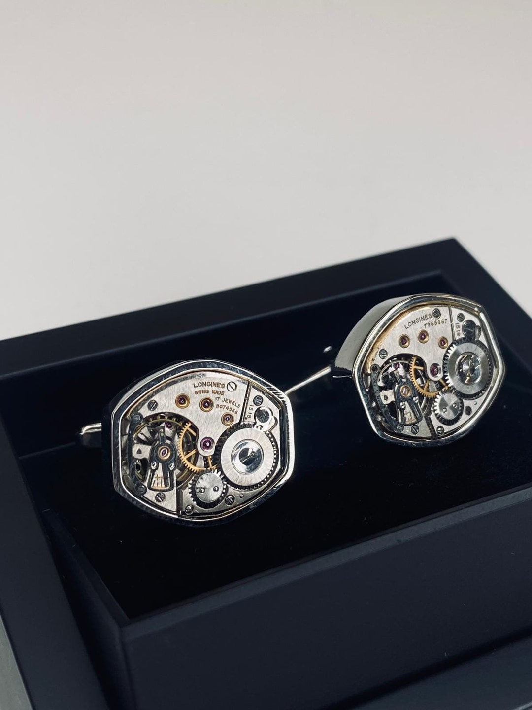 Longines Cufflinks, Longines Watch Movement Cufflinks, Original Logines ...