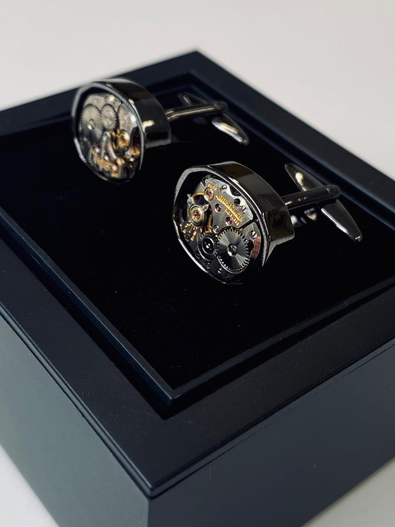 Cufflinks Made With Genuine Non-working Real Lecoultre Movements ...