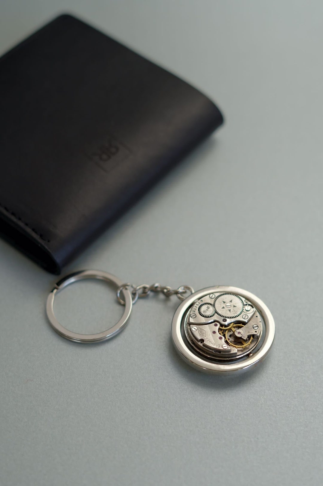 Rotating Watch Movement Spinner Keychain, Watch Movements Pendant in ...
