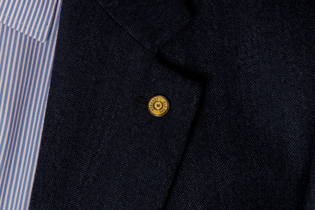 Bullet Casing Pin in 14mm Bezel Vintage Steampunk Hand Made - Etsy