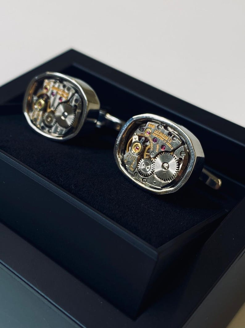 Cufflinks Made With Genuine Non-working Real Lecoultre Movements ...