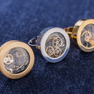 Watch Gears Ring, Vintage Steampunk, Real Watch Gears and Made Retro ...