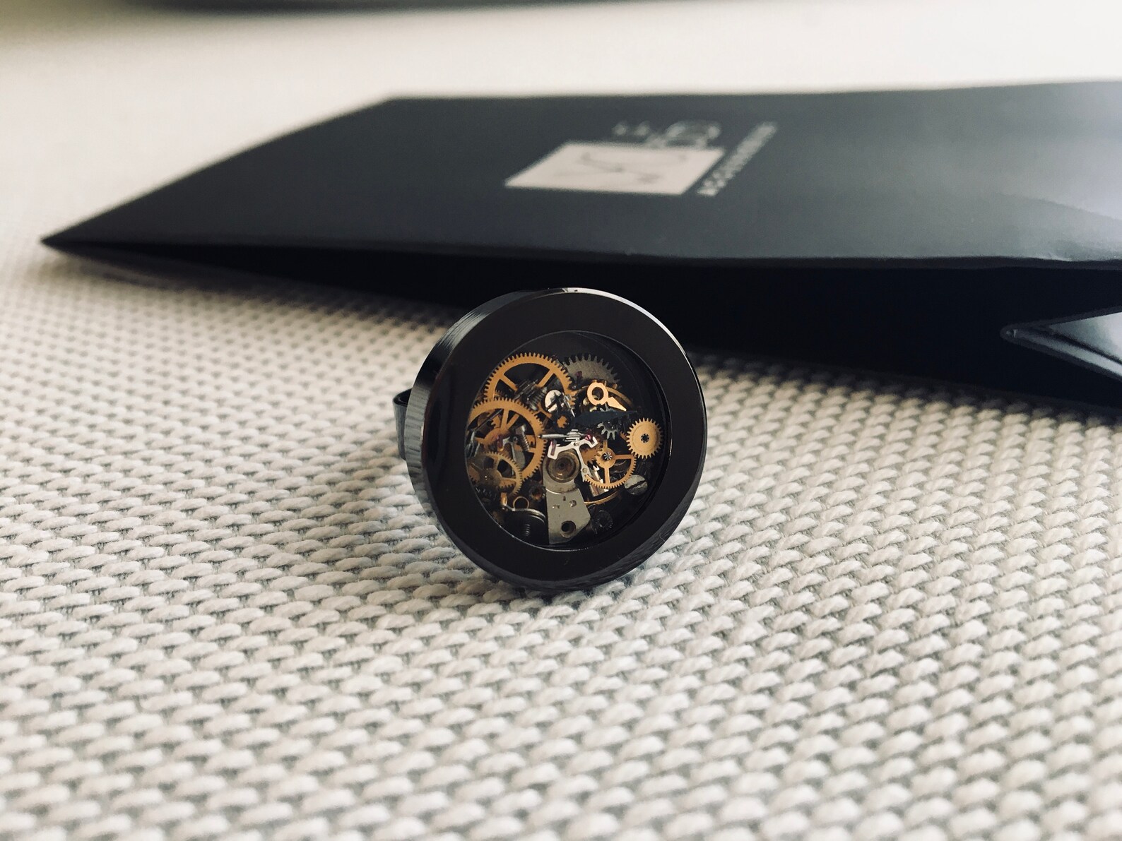 Watch Gears Ring, Vintage Steampunk, Real Watch Gears and Made Retro ...