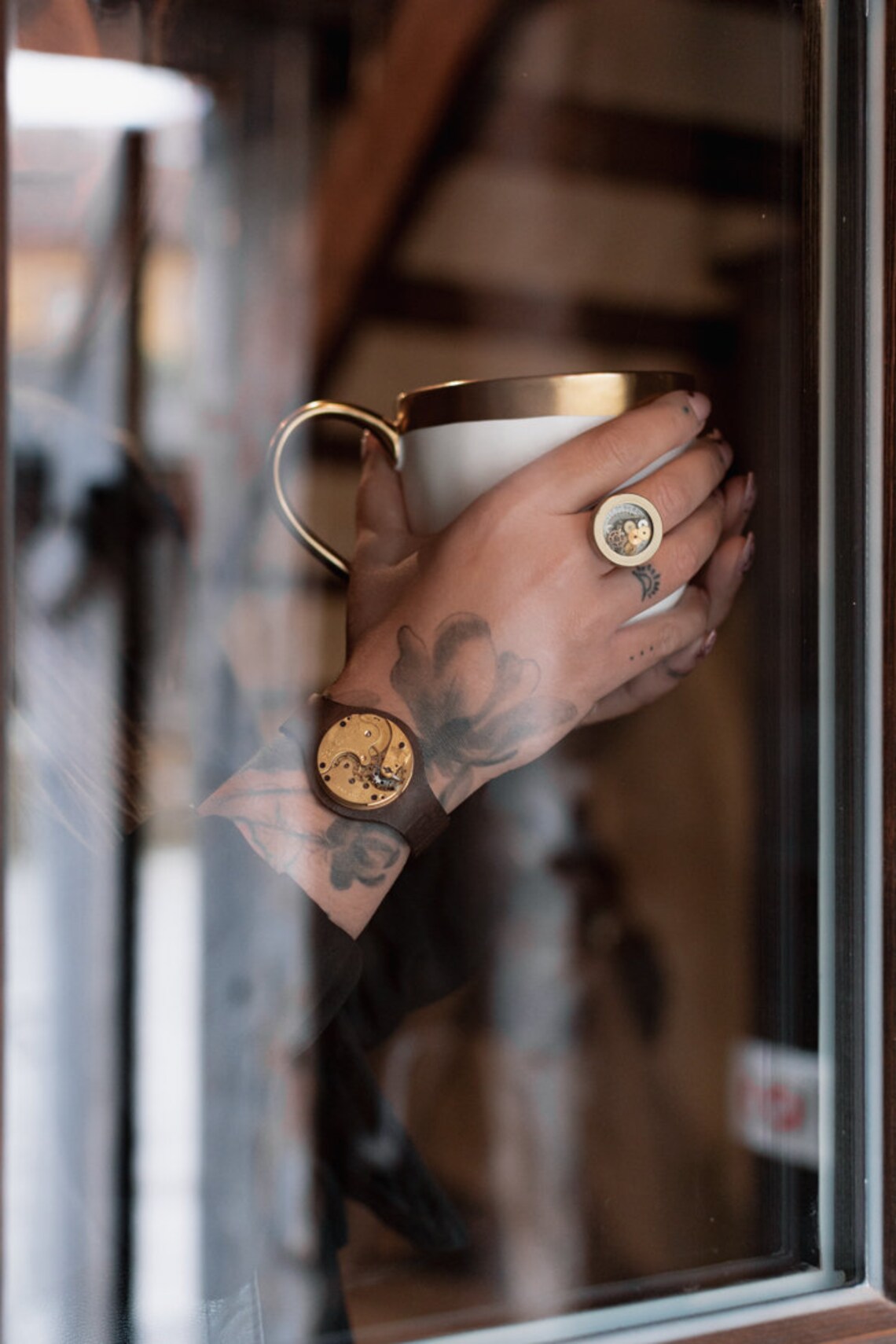 Watch Gears Ring, Vintage Steampunk, Real Watch Gears and Made Retro ...