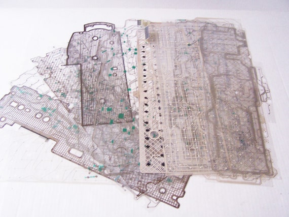 Computer Keyboard Mylar With Silver Traces 20 Sheets Keyboard | Etsy