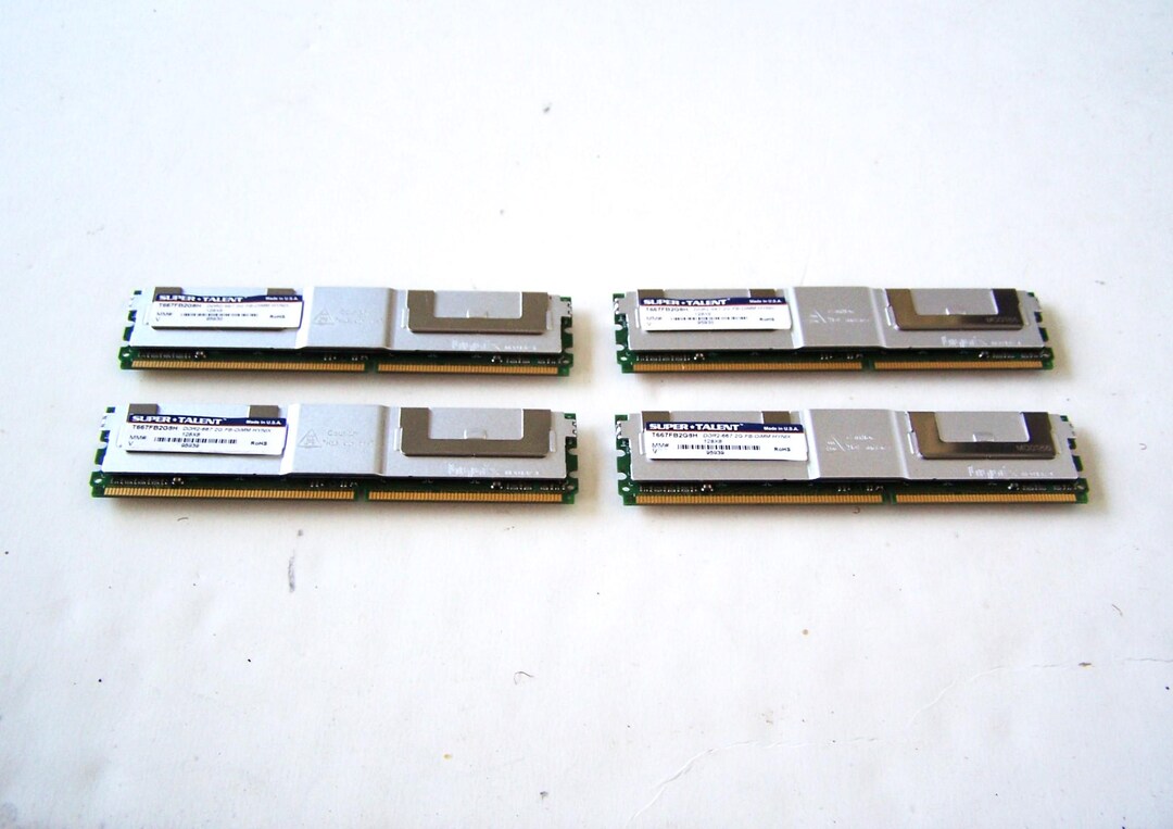 Computer RAMBUS or Memory Sticks Gold Fingered 4 Pieces, Jewelry and ...
