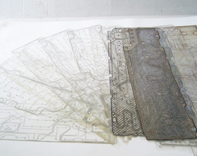 Computer Keyboard Mylar With Silver Traces 20 Sheets, Keyboard Plastic ...