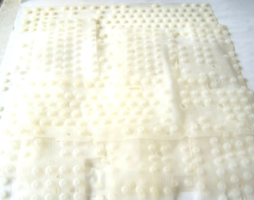 Computer Keyboard Rubber Sheets 10 Pieces, Stretchable Latex Sheet ...