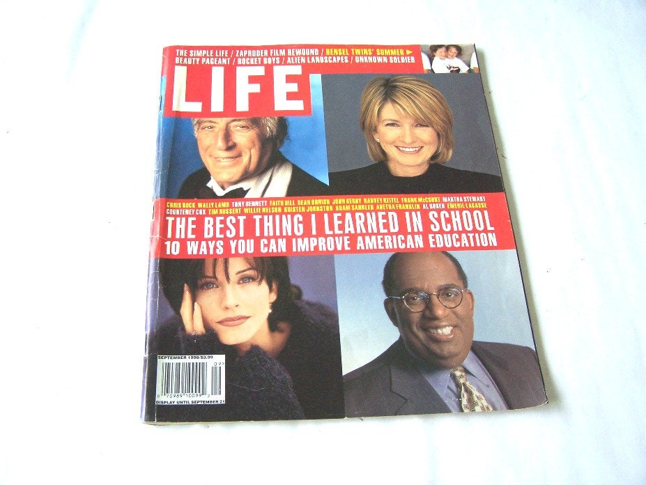 Life Magazine September 1998, Hensel Conjoined Twins, Eustice Conway ...