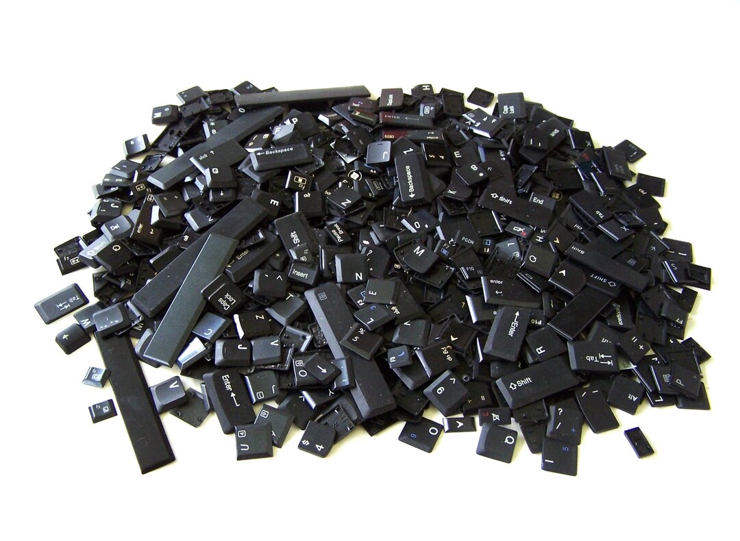 Laptop Keyboard Keys, Black Keyboard Keys, Technical Supply, Jewelry ...