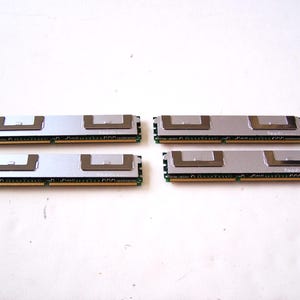 Computer RAMBUS or Memory Sticks Gold Fingered 4 Pieces, Jewelry and ...