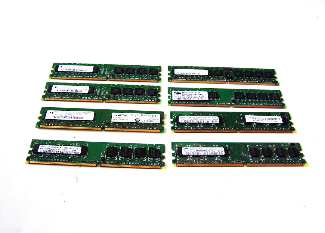 Computer RAM or Memory Sticks Gold Fingered 8 Pieces, Jewelry and Craft ...
