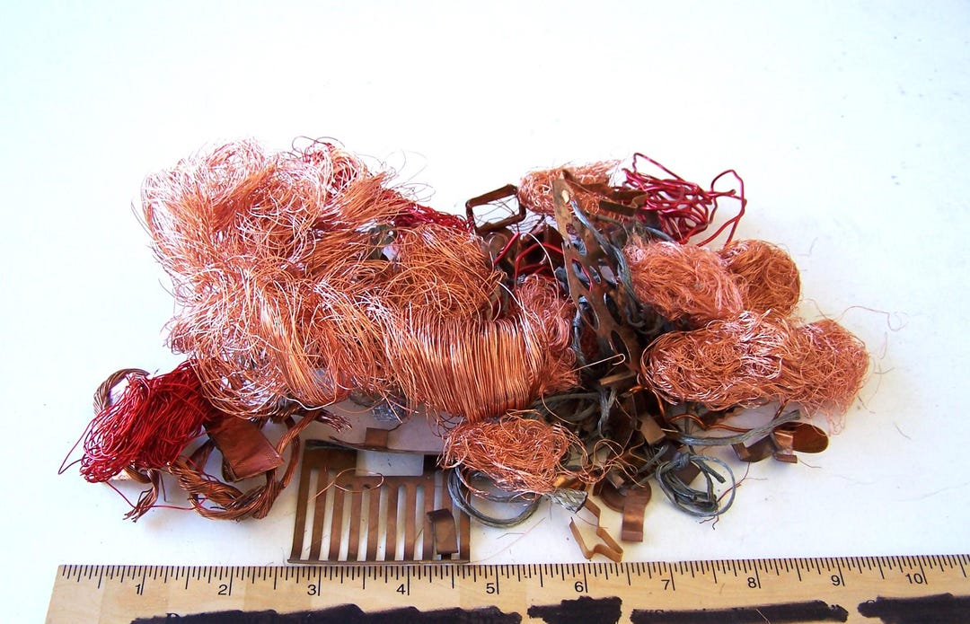 Scrap Copper Wire Pieces, Thin Copper Wires, Recycled Copper Wire ...