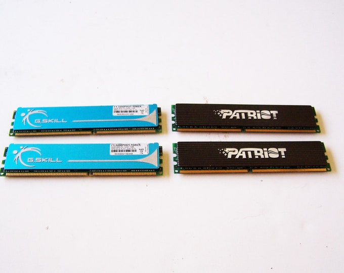 Computer RAMBUS or Memory Sticks Gold Fingered 4 Pieces, Jewelry and Craft Supply, Computer ...