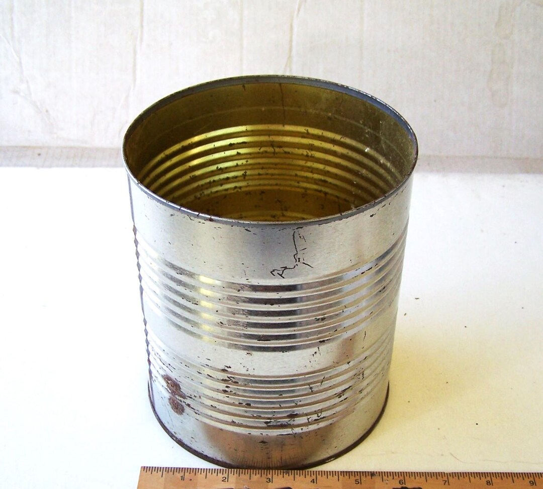 Steel or Tin Can One Gallon, Empty Fruit or Vegetable Can, Empty Metal ...