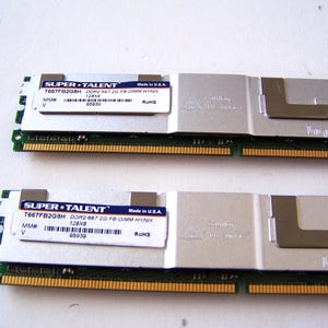 Computer RAMBUS or Memory Sticks Gold Fingered 4 Pieces, Jewelry and ...