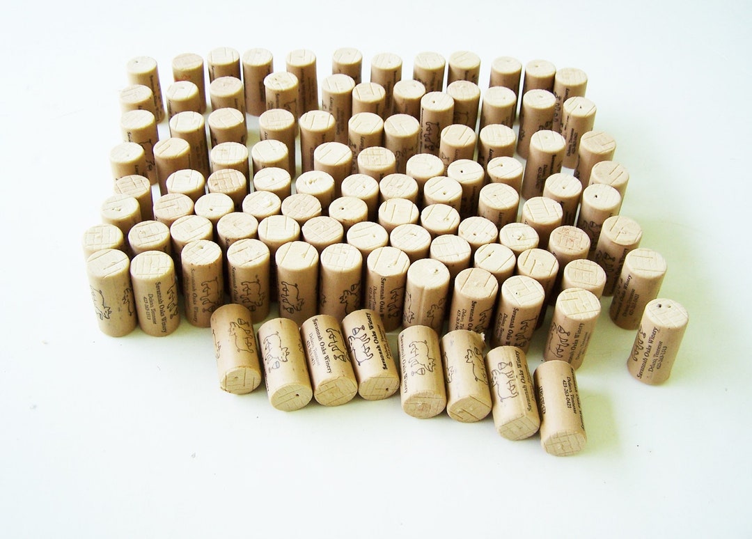 Synthetic Rubber Corks From Wine Bottles Set of 100 Used, Recycled ...
