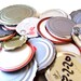 Round Metal Food Can Lids Lot of 150, Metal Art and Craft Supply ...