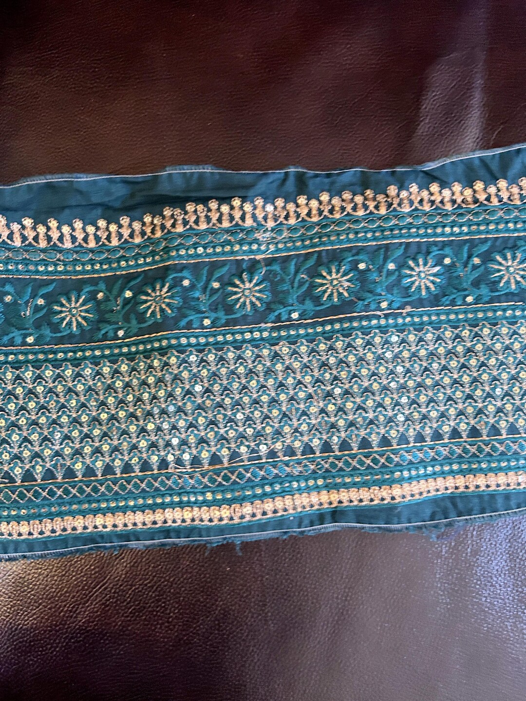 Beautiful, Handcrafted Border Trim Patch - Use for Wedding Gowns, Dress ...