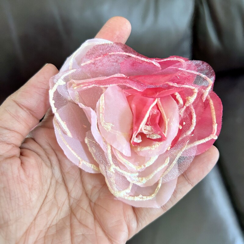 Organza Flower - Etsy