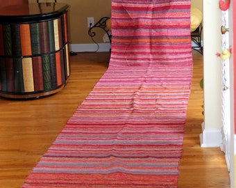 Rag Rug Runner - Etsy