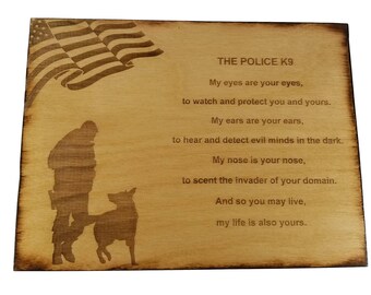 Police K9 Sign - Etsy