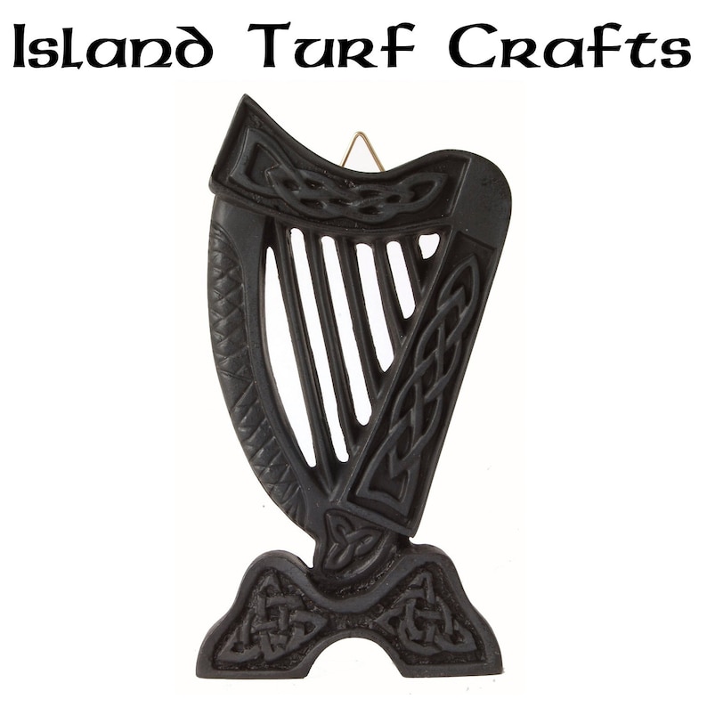 Irish Turf Small Irish Harp (wall Hanging) [BK21] - Etsy