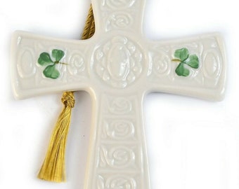 Belleek Cross - Etsy
