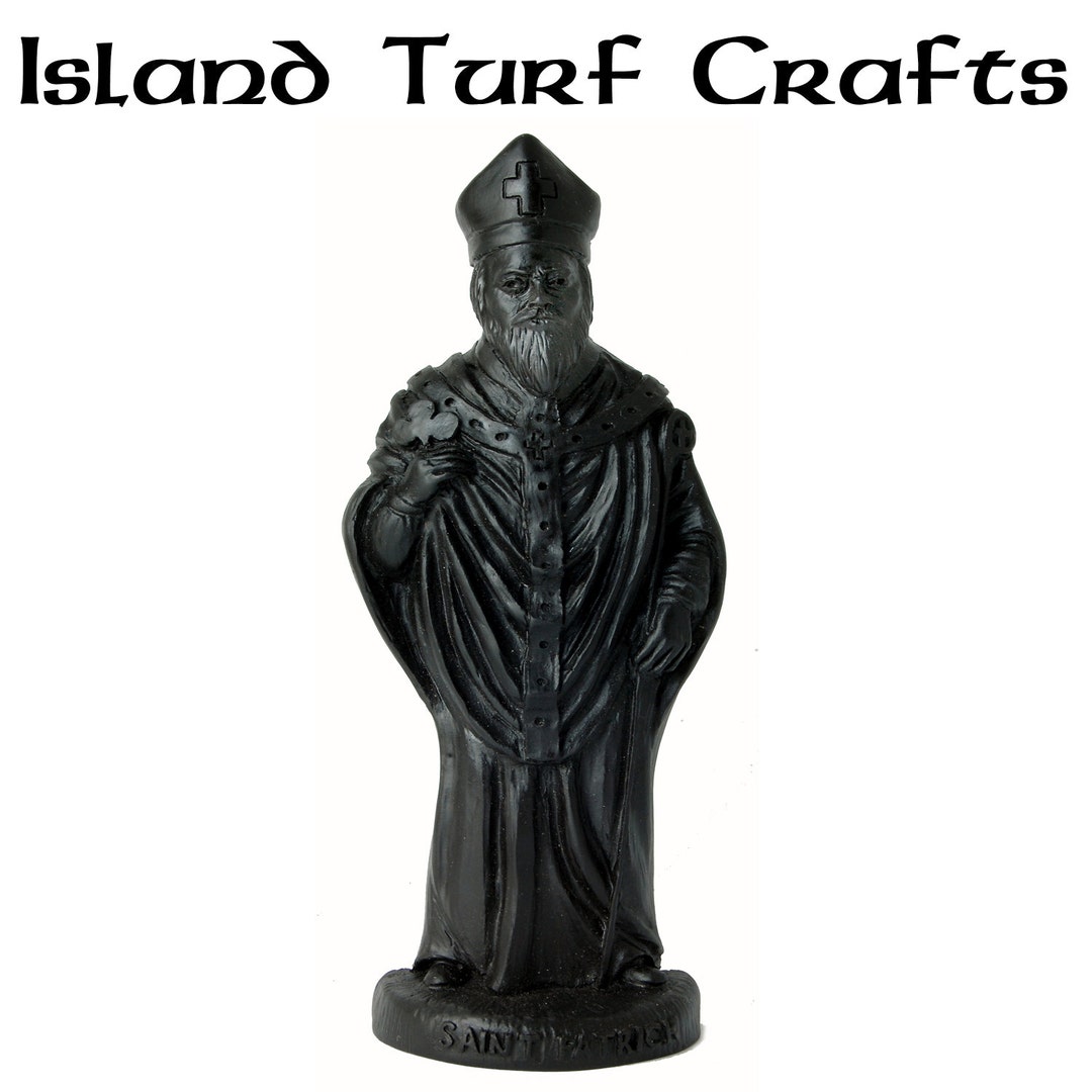 Irish Turf St. Patrick Figure 7" [T36] - Etsy