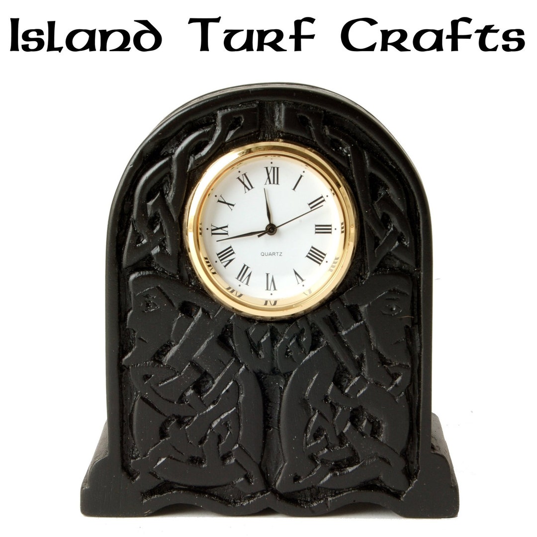 Island Turf Crafts Newrange Celtic Clock 3.5" - Etsy