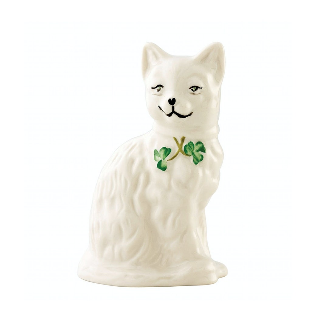 Belleek Classic Quizzical Cat (2200) - Etsy