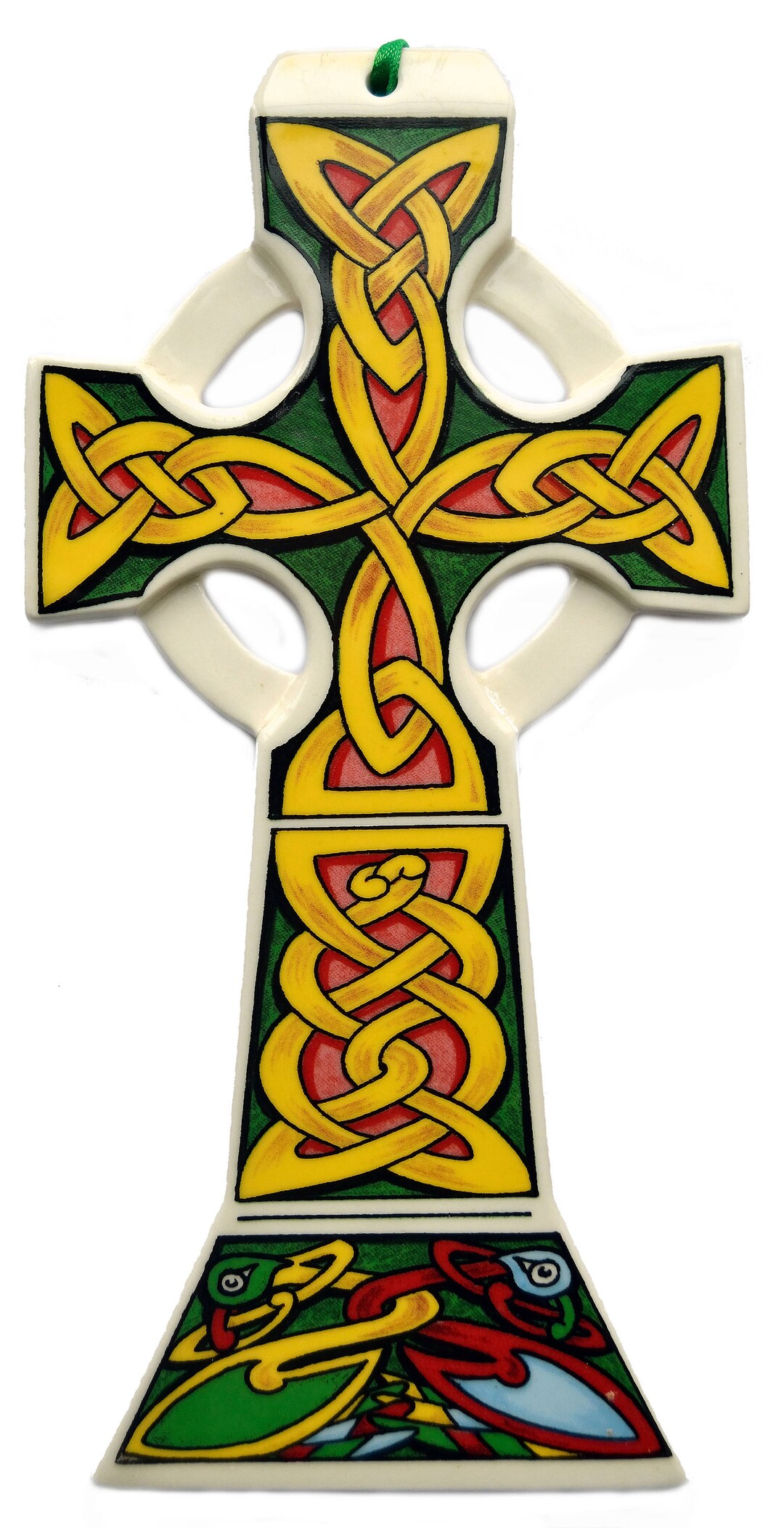 Irish 8" Ceramic Celtic Cross - Etsy