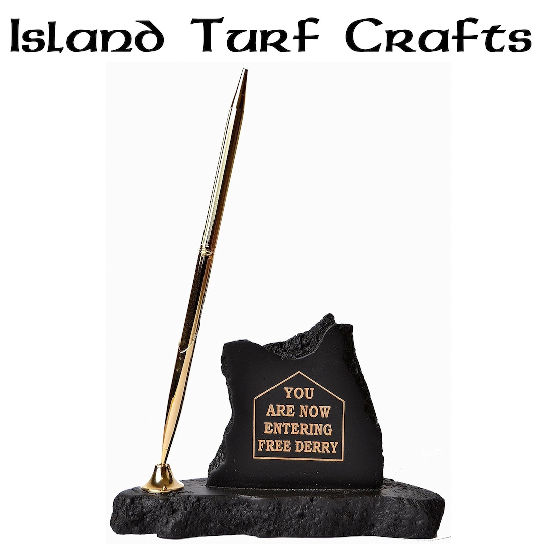 Irish Turf Free Derry Corner Pen Holder [NU-LCFP-BMR1] - Etsy