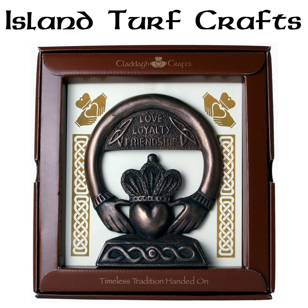 Bronze Claddagh Plaque 6" [TF01] - Etsy