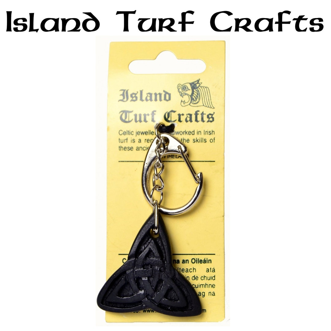 Irish Turf Irish Trinity Celtic Key Ring 2'' [MJ03] - Etsy