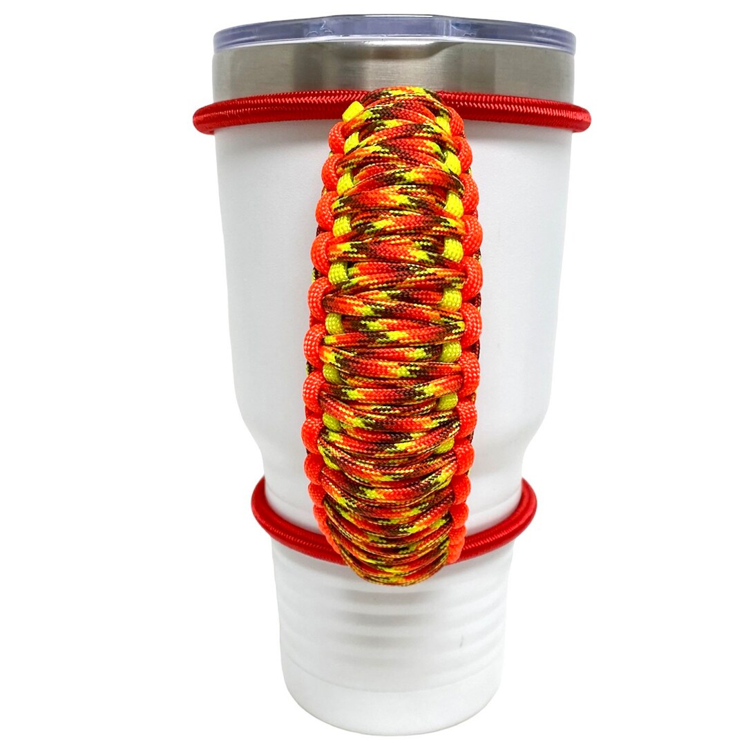 Fireball Neon Yellow Neon Orange Red Paracord Handle Coated - Etsy