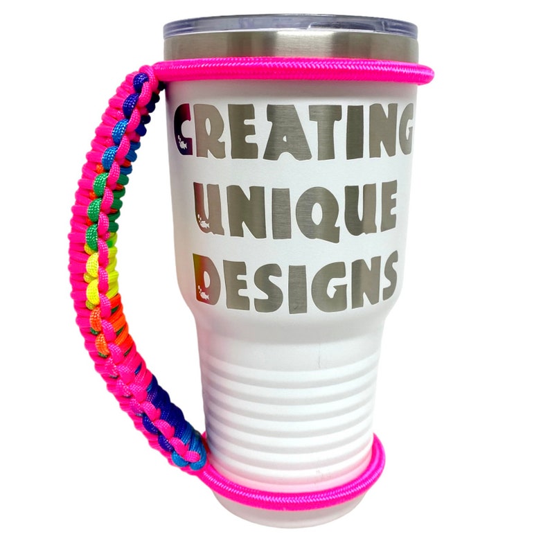 Customizable Rainbow Trim Handle Paracord Handle Coated - Etsy