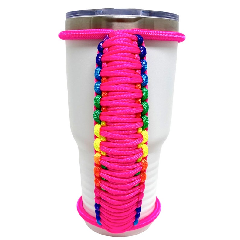 Customizable Rainbow Trim Handle Paracord Handle Coated - Etsy