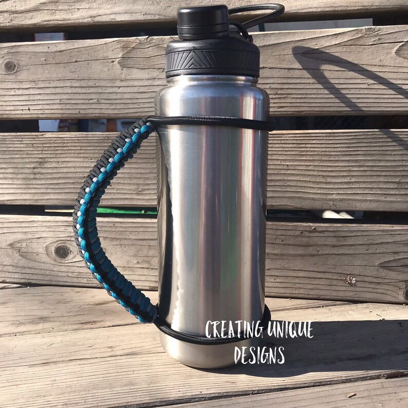 Carolina Water Flask Handle Paracord Water Bottle Handle - Etsy