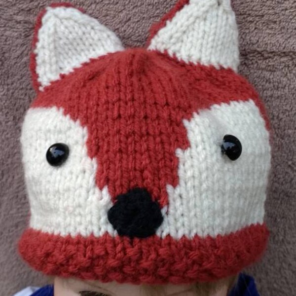 Knitted Fox Costume - Etsy