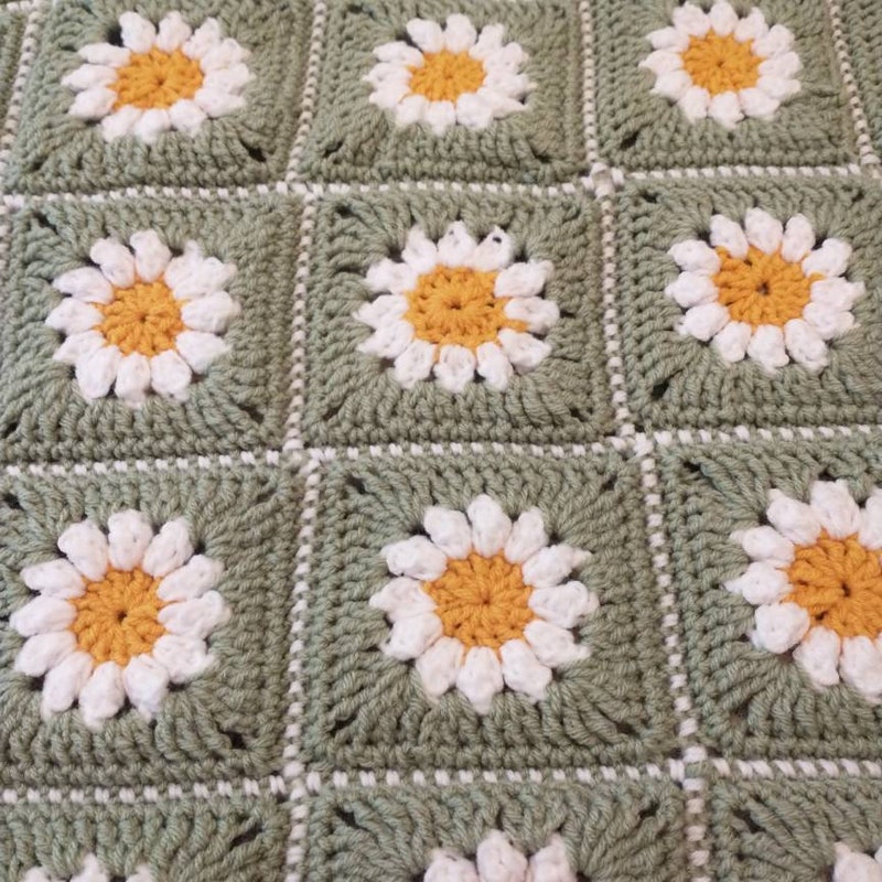 Daisy Afghan - Etsy