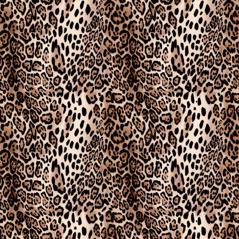 Leopard Print Digital File in Jpd and Pdf - Etsy