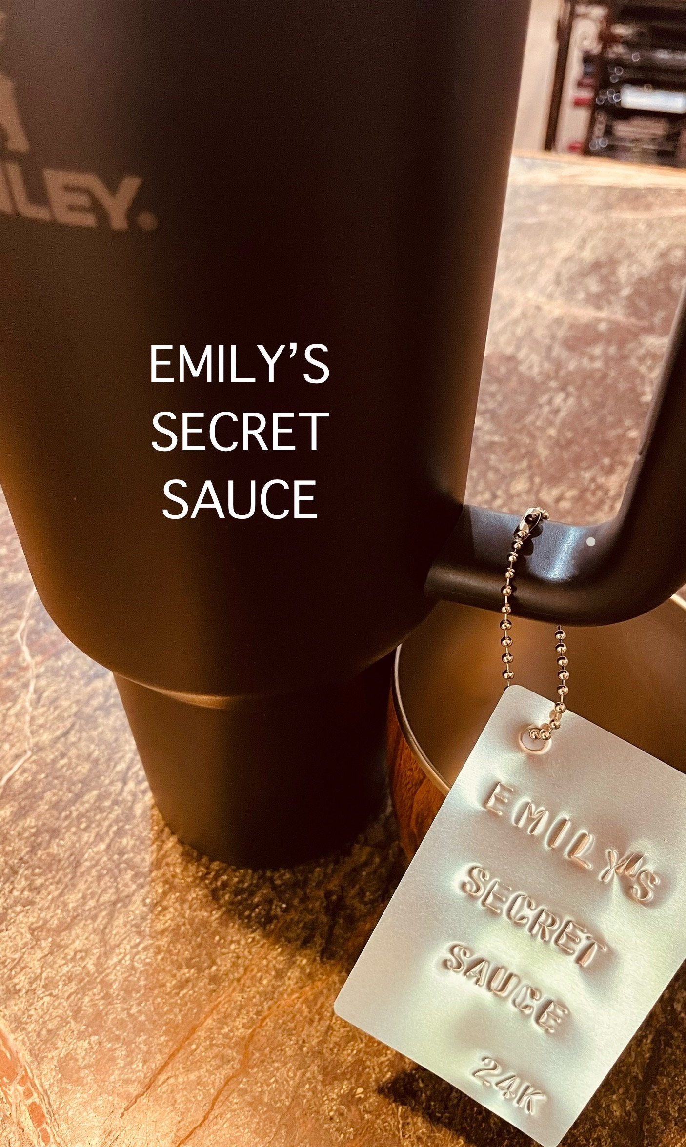 Personalized / Custom ID Tags for Stanley Cups, YETI, Hydro Flask ...